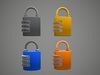 3D model PADLOCK 7 CARTOON STYLIZED VR / AR / low-poly | CGTrader