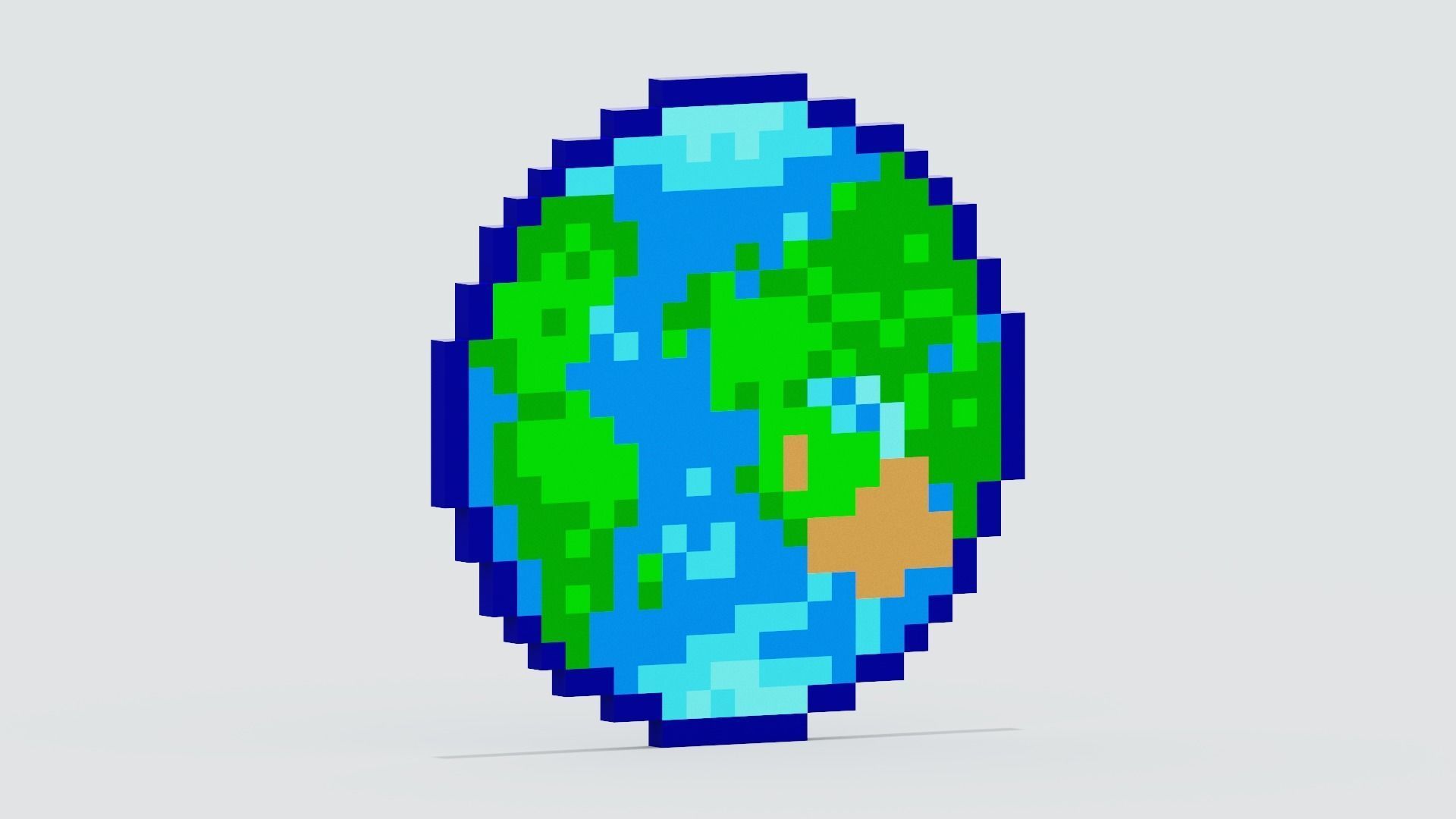 3D model Pixel World VR / AR / low-poly | CGTrader