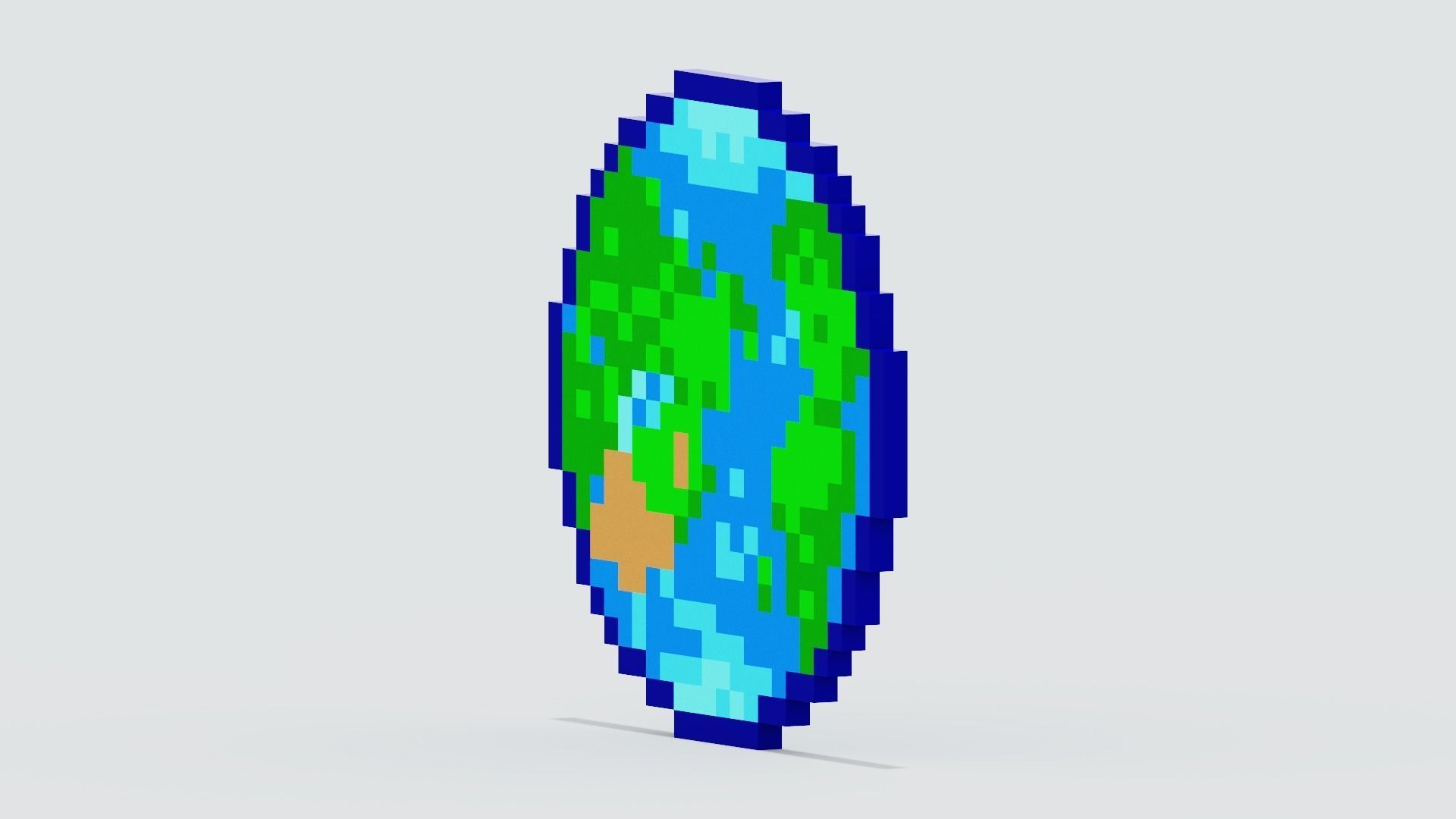3D model Pixel World VR / AR / low-poly | CGTrader