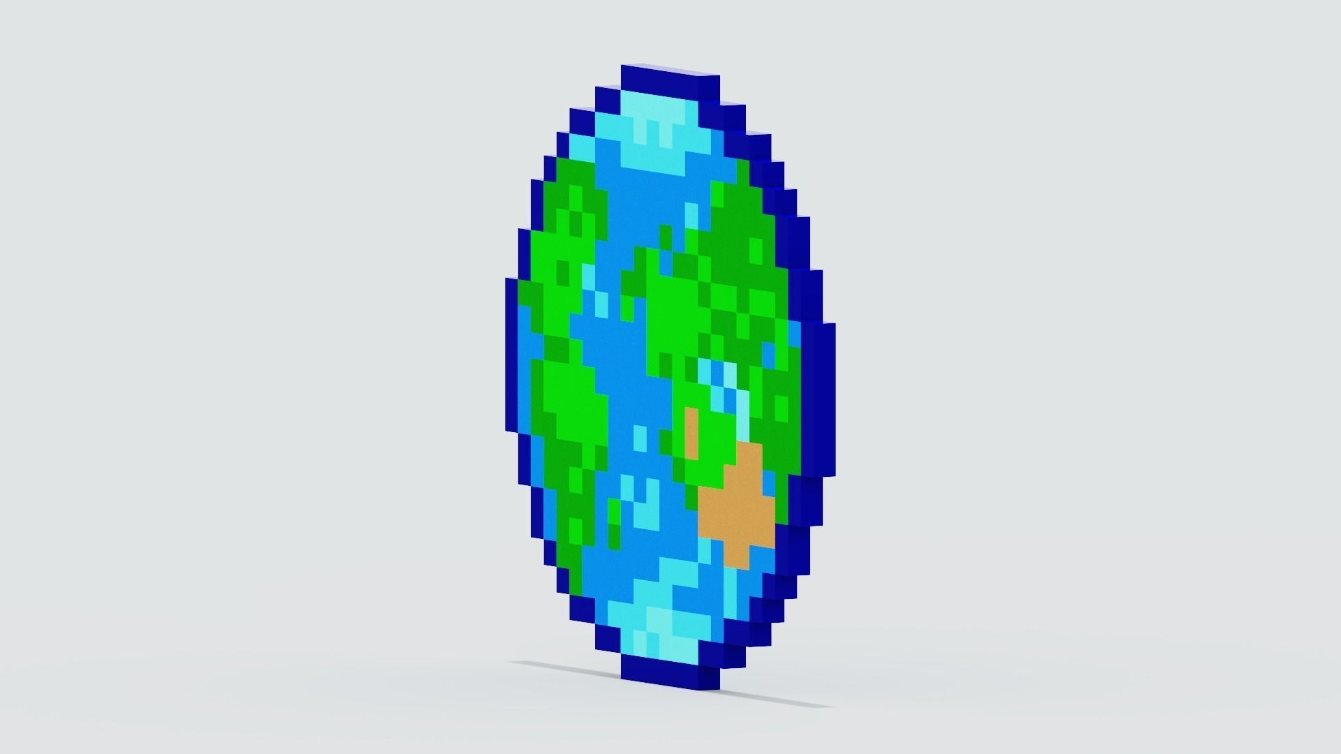 3D model Pixel World VR / AR / low-poly | CGTrader