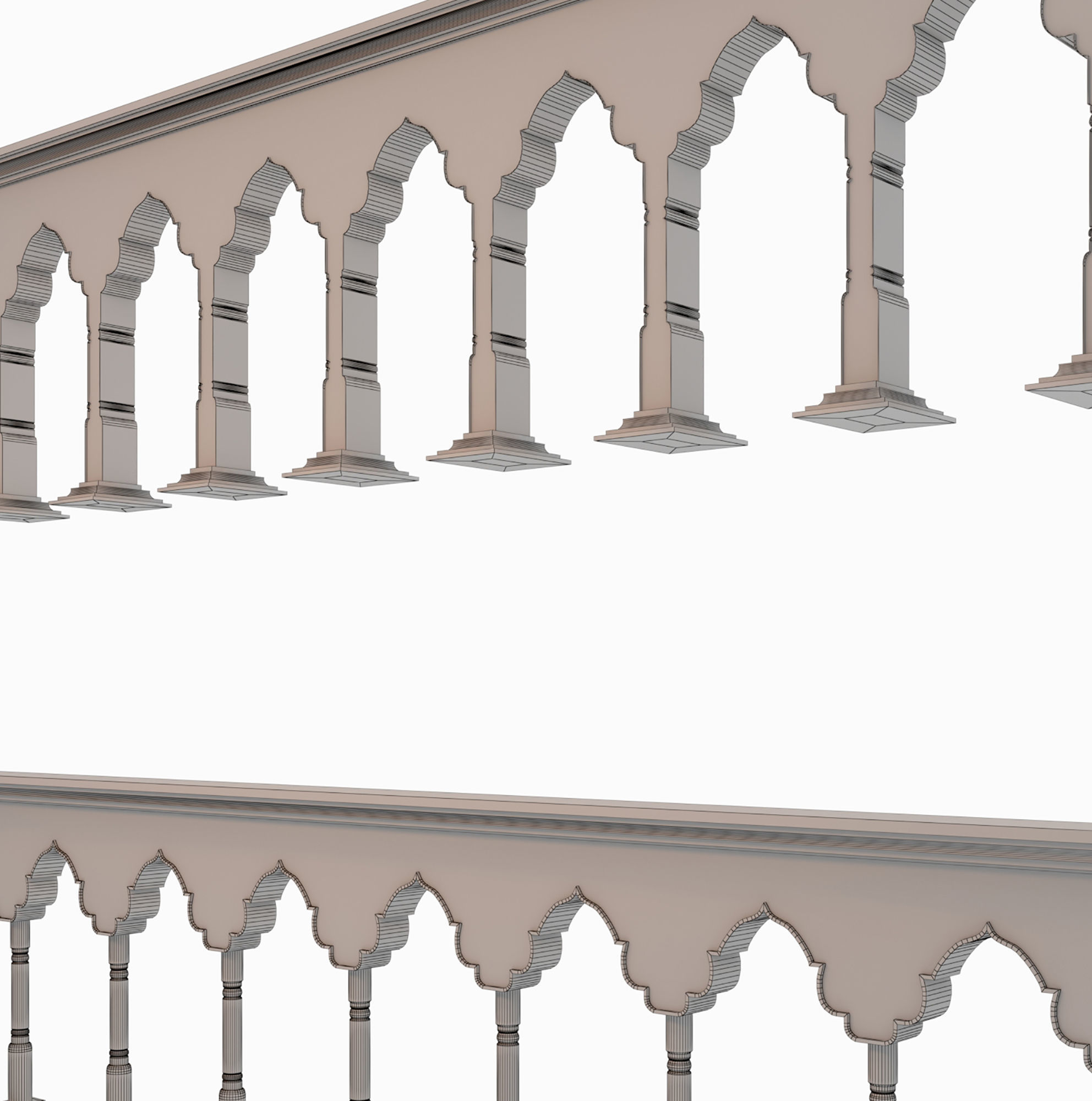 3D model classic moroccan arch VR / AR / low-poly | CGTrader