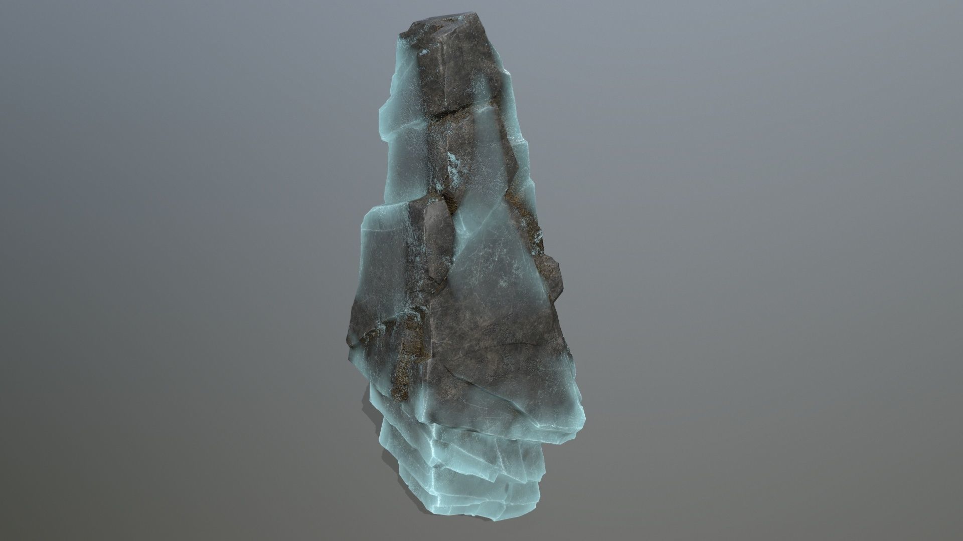 3D model ice cliff VR / AR / low-poly | CGTrader
