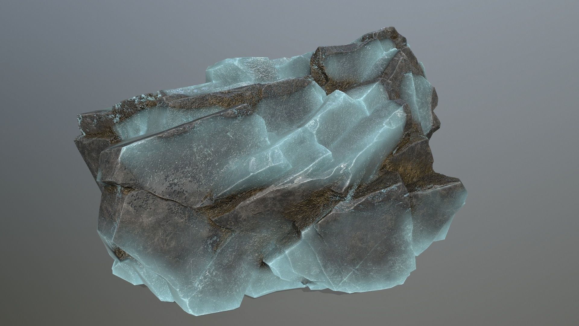 3D model ice cliff VR / AR / low-poly | CGTrader