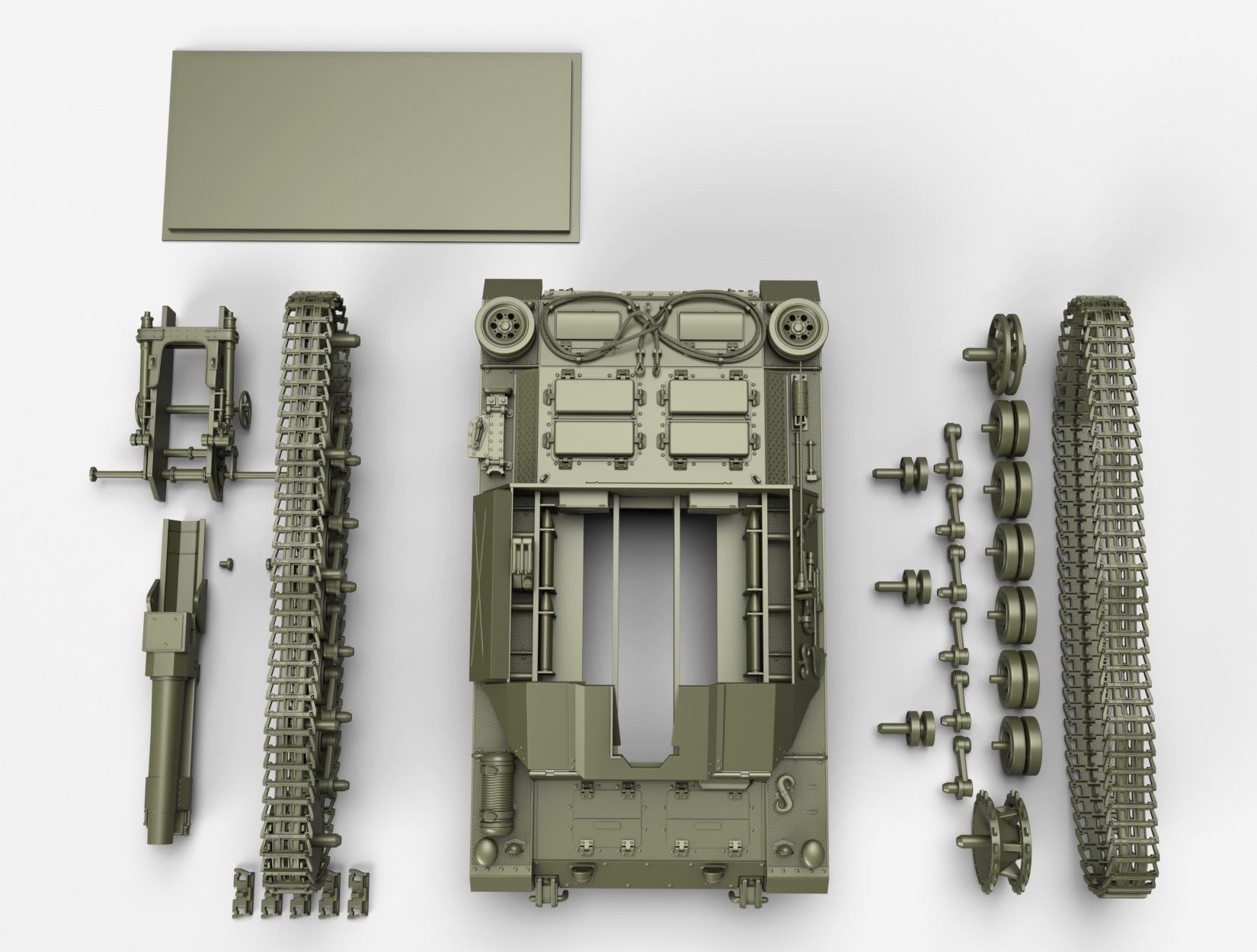 sIG 33 auf Fahrgestell Panzerkampfwagen III 3D model 3D printable ...