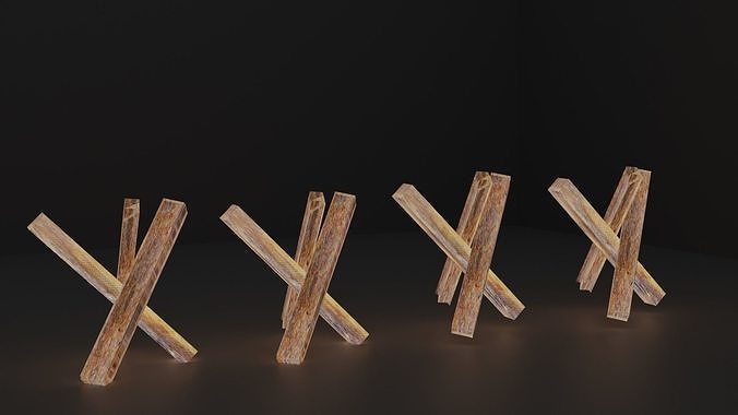 Hedgehog Anti Tank 3D model | CGTrader