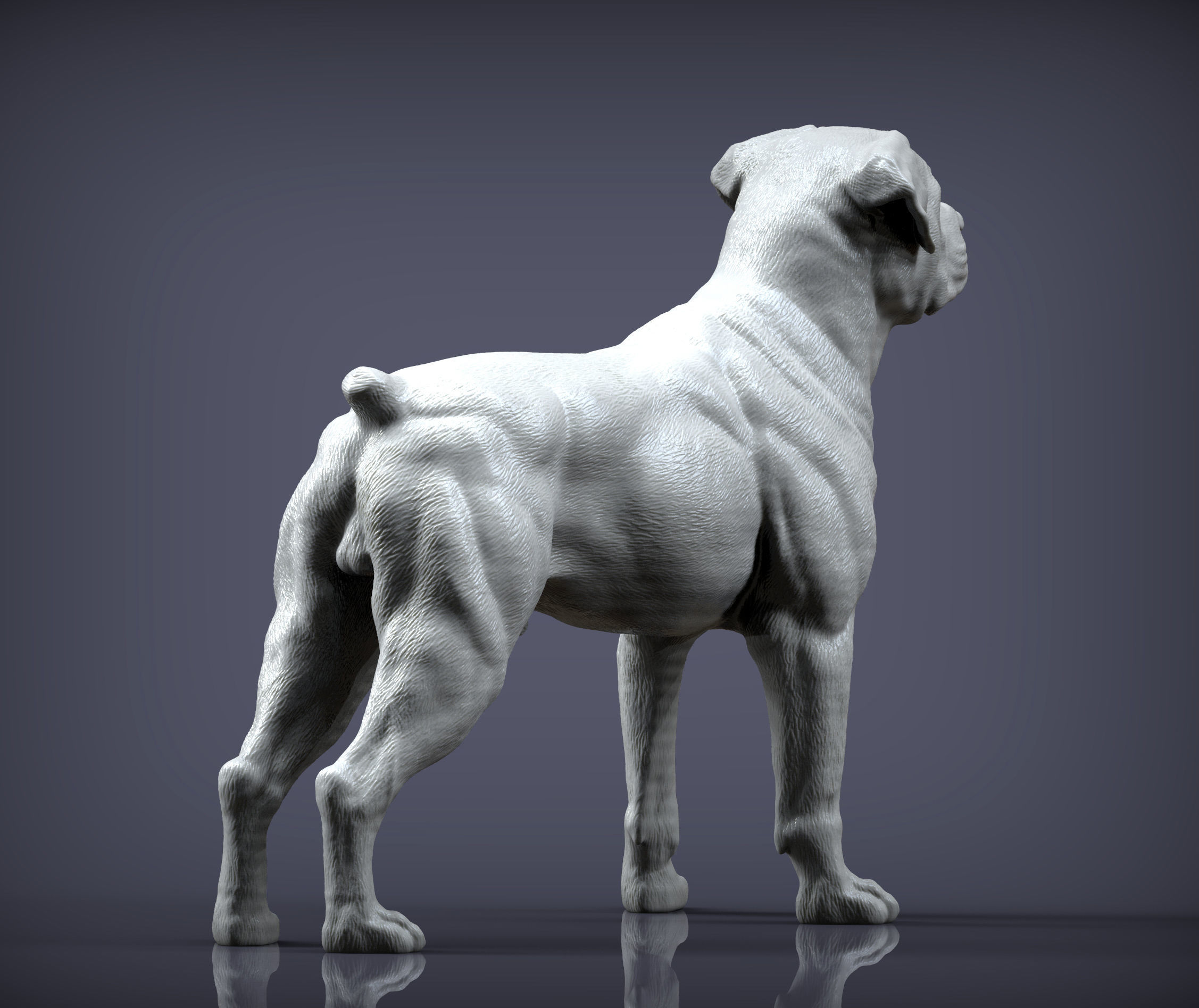 rottweiler dog 3D model 3D printable | CGTrader
