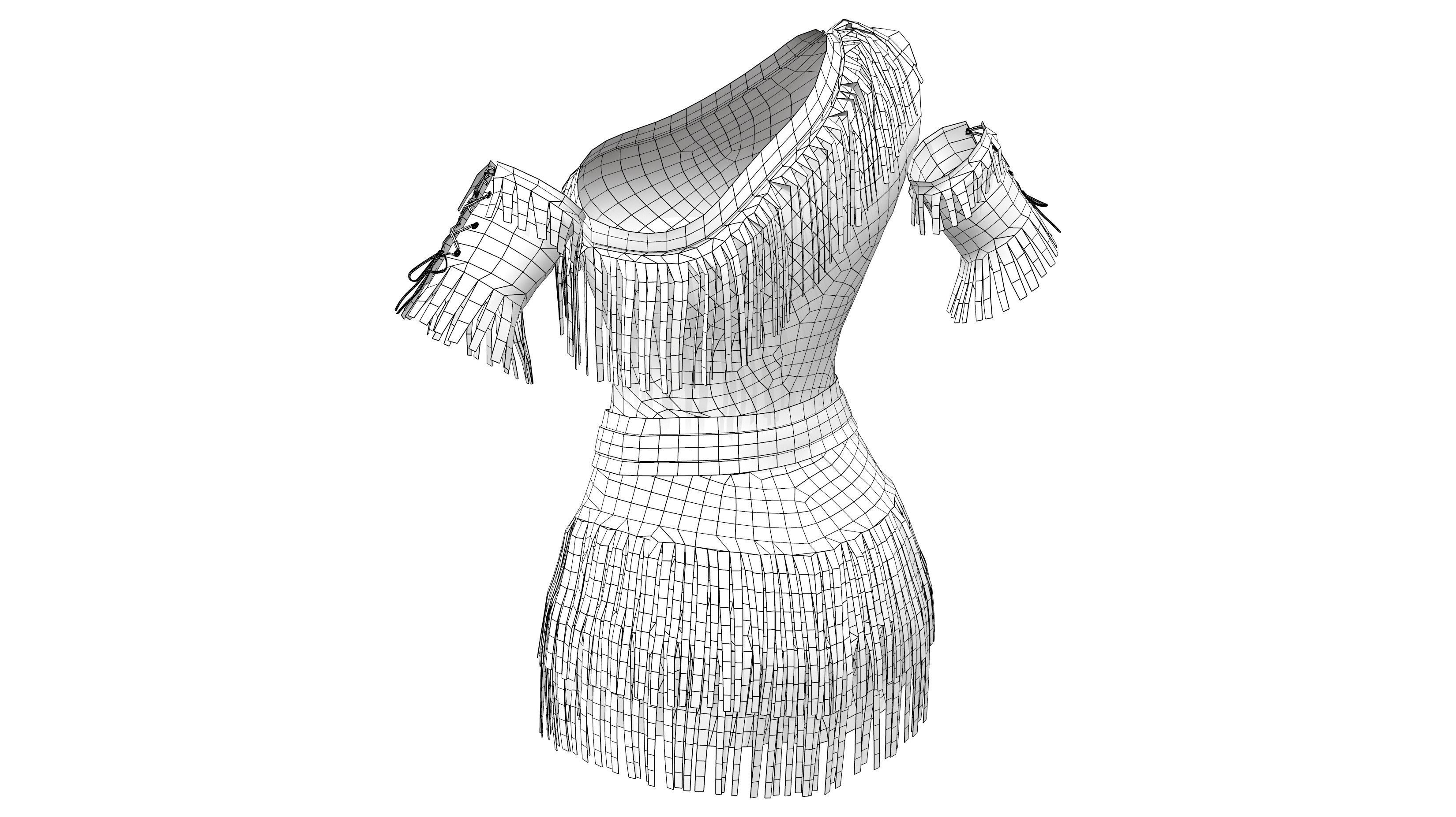 3D model Pow Wow Native American Costume VR / AR / low-poly | CGTrader