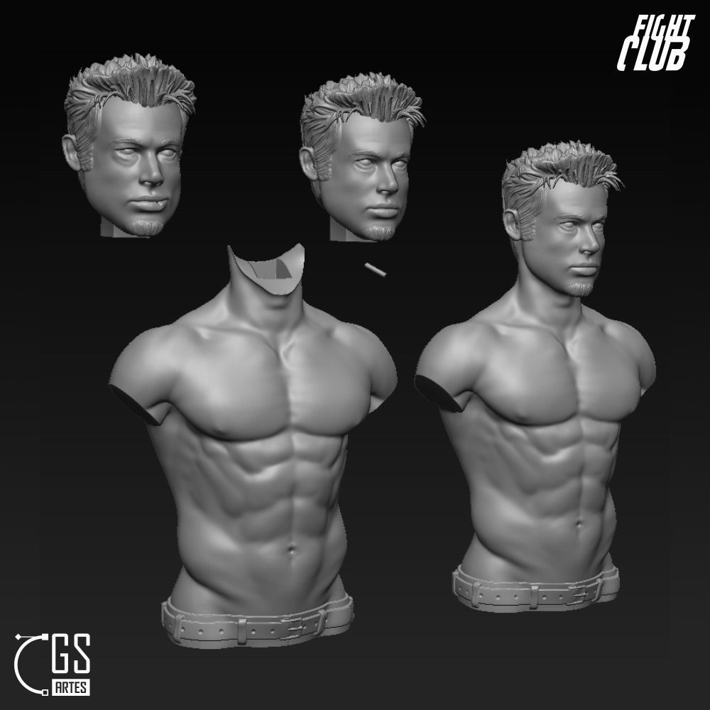 TYLER DURDEN - FIGHT CLUB 3D model 3D printable | CGTrader