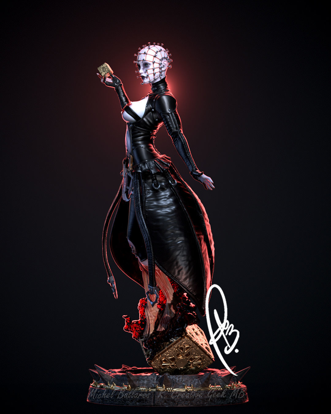 FEMALE PINHEAD BY CREATIVE GEEK MB 3D model 3D printable | CGTrader