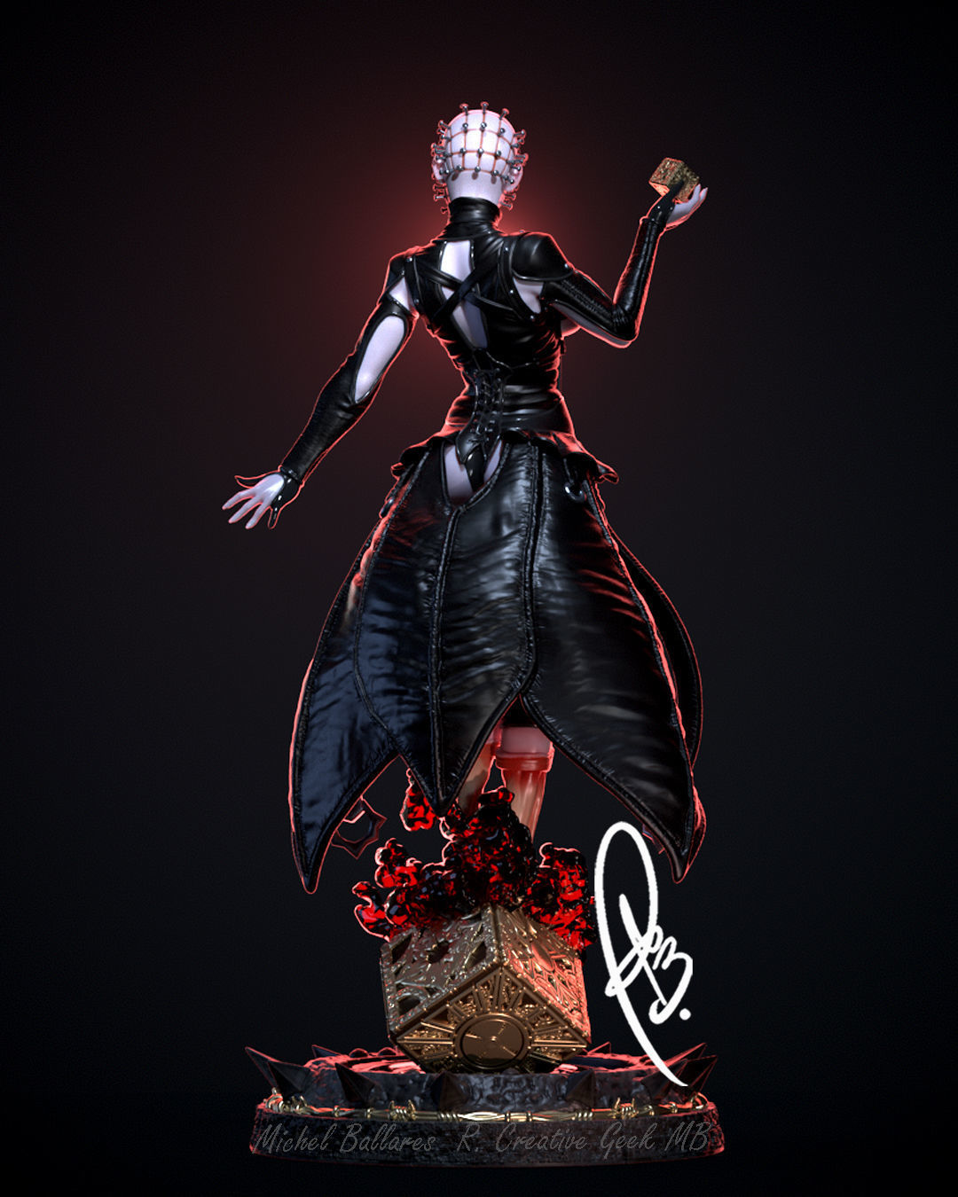 FEMALE PINHEAD BY CREATIVE GEEK MB 3D model 3D printable | CGTrader