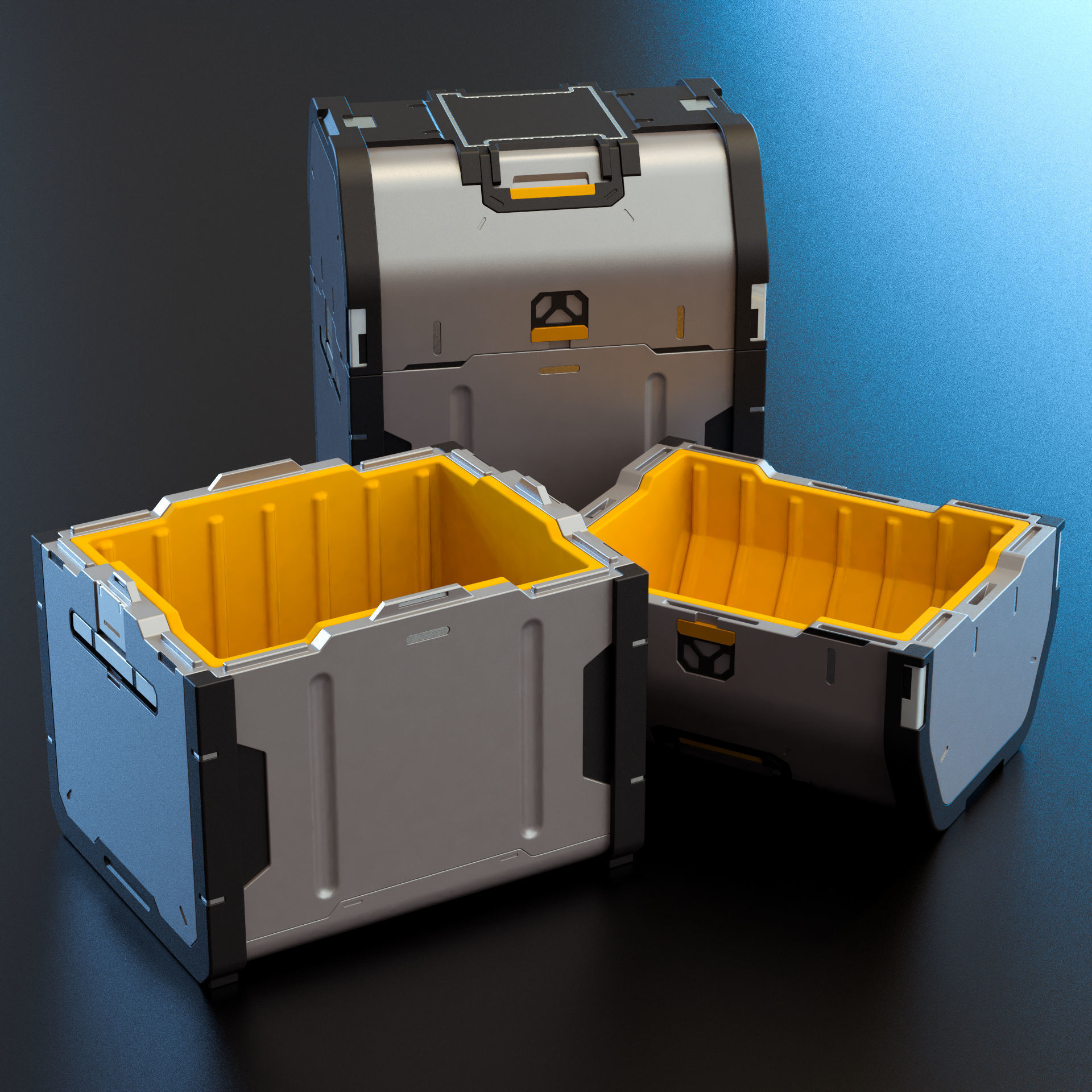 Sci-Fi case 3D model | CGTrader