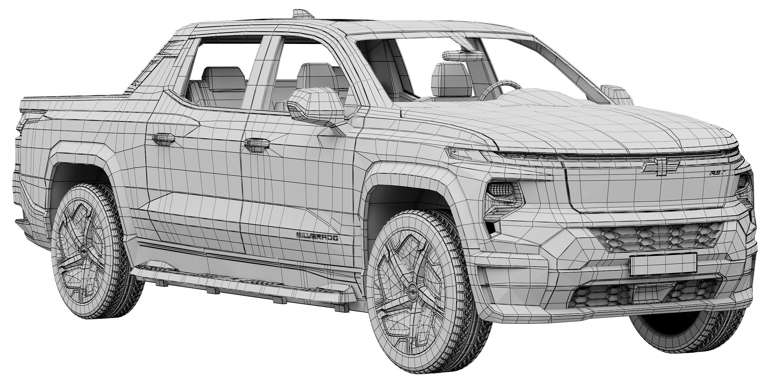 Chevrolet Silverado EV RST 3D model | CGTrader