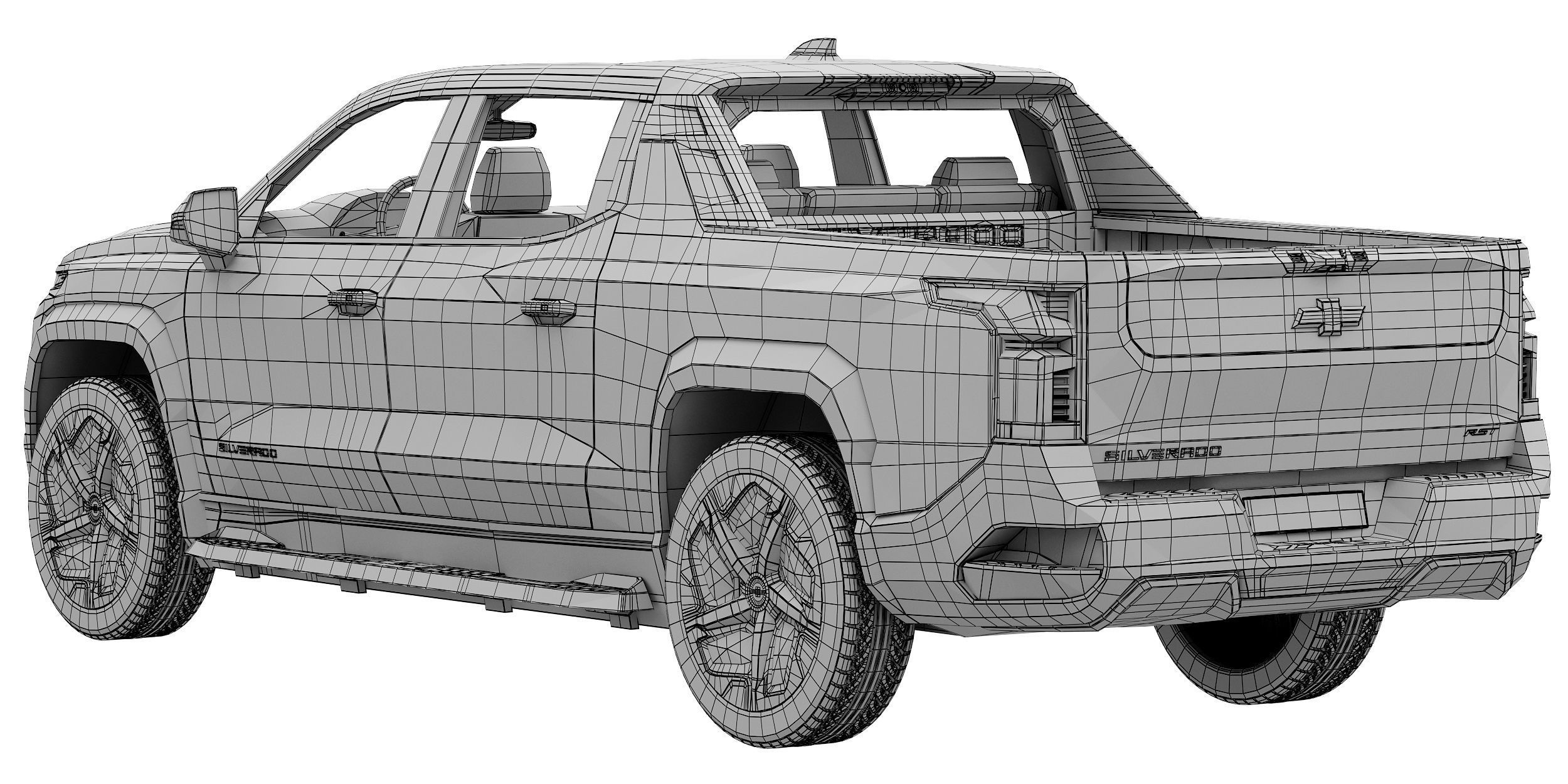 Chevrolet Silverado EV RST 3D model | CGTrader