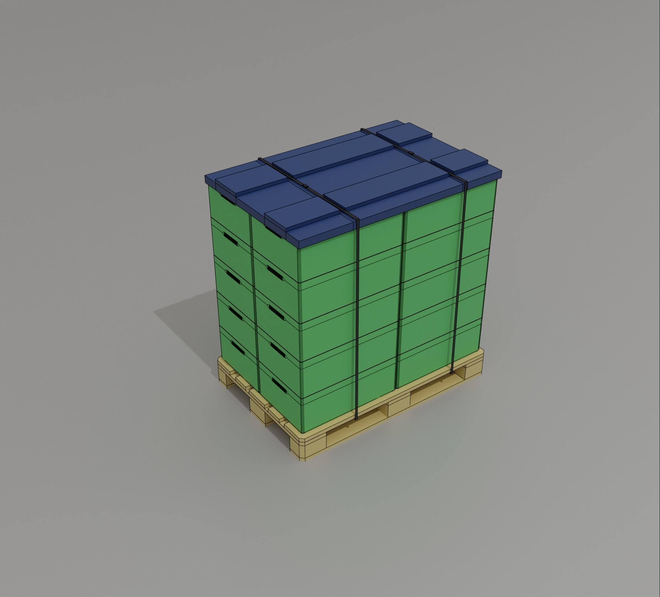 Warehouse asset 3D model | CGTrader