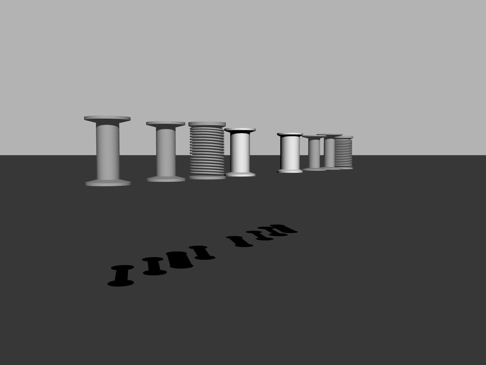 Sewing or Fly Tying Bobbins free 3D model | CGTrader