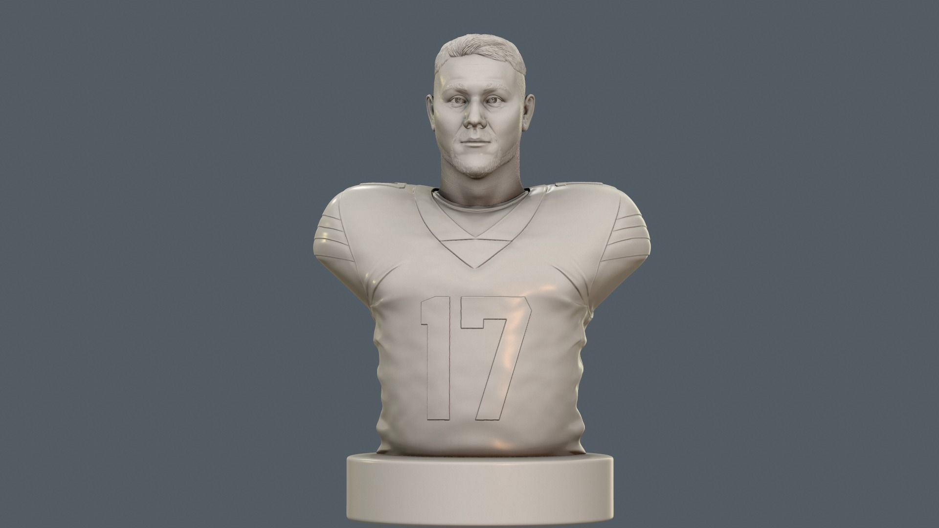 Josh Allen 3D model 3D printable | CGTrader
