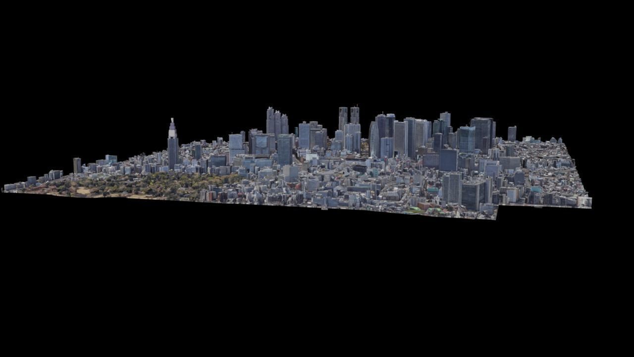 Tokyo City Map 3D model | CGTrader