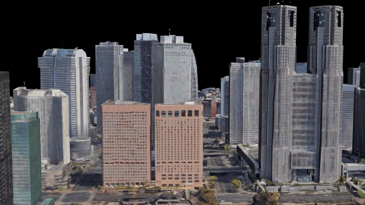 Tokyo City Map 3D model | CGTrader