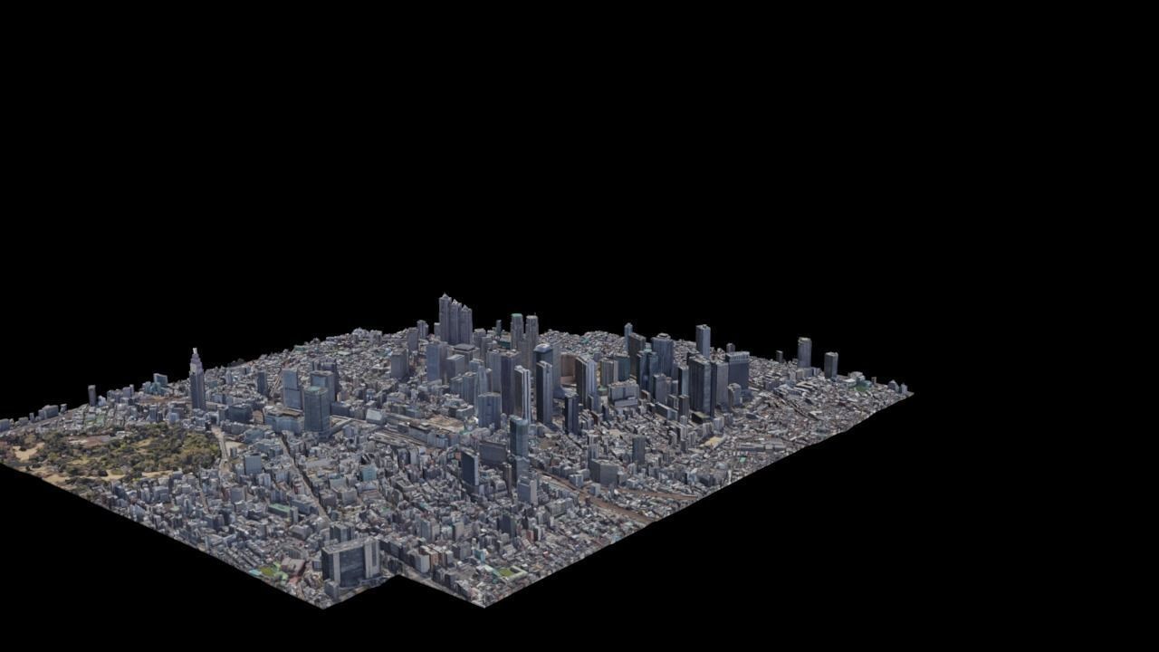 Tokyo City Map 3D model | CGTrader