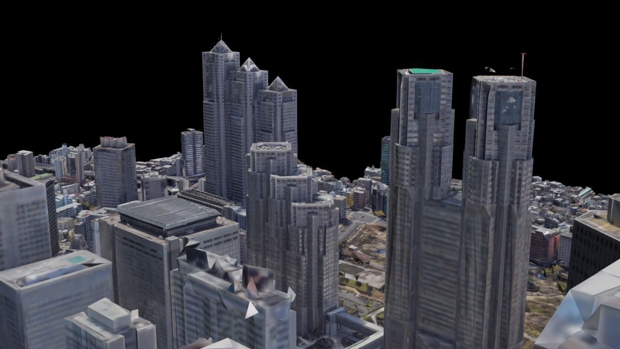 Tokyo City Map 3D model | CGTrader