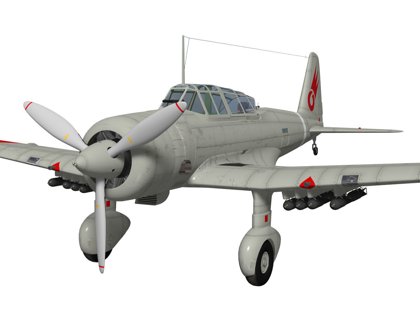 Ki51 Sonia 3D model | CGTrader