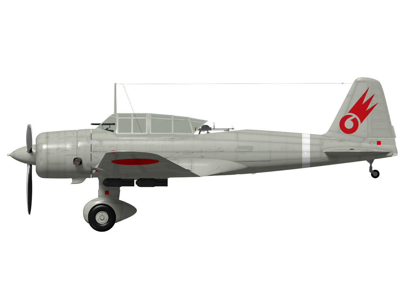 Ki51 Sonia 3D model | CGTrader