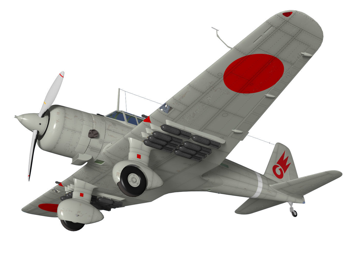 Ki51 Sonia 3D model | CGTrader