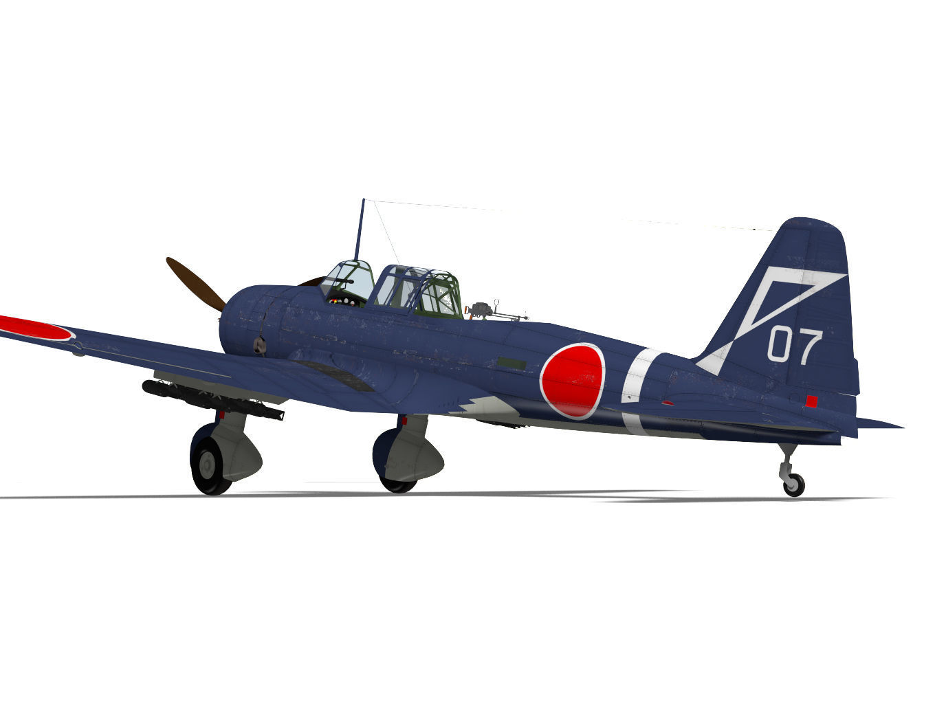 Ki51 Sonia 3D model | CGTrader