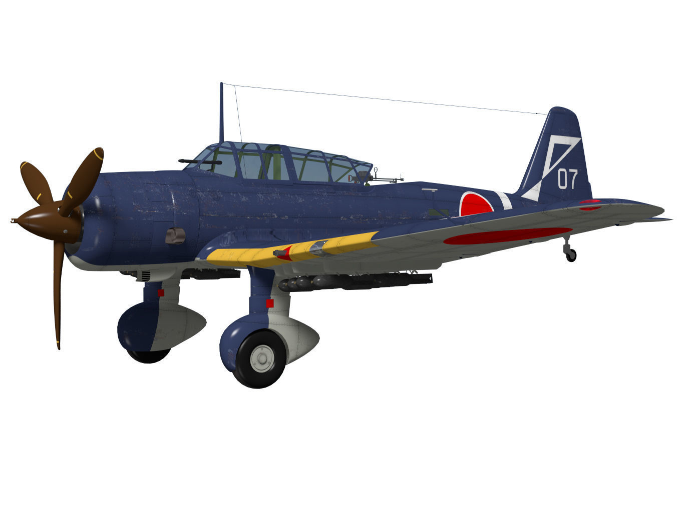 Ki51 Sonia 3D model | CGTrader