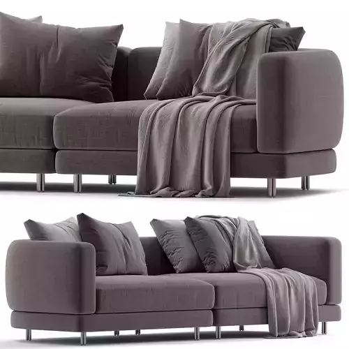 Plain sofa 3D model | CGTrader