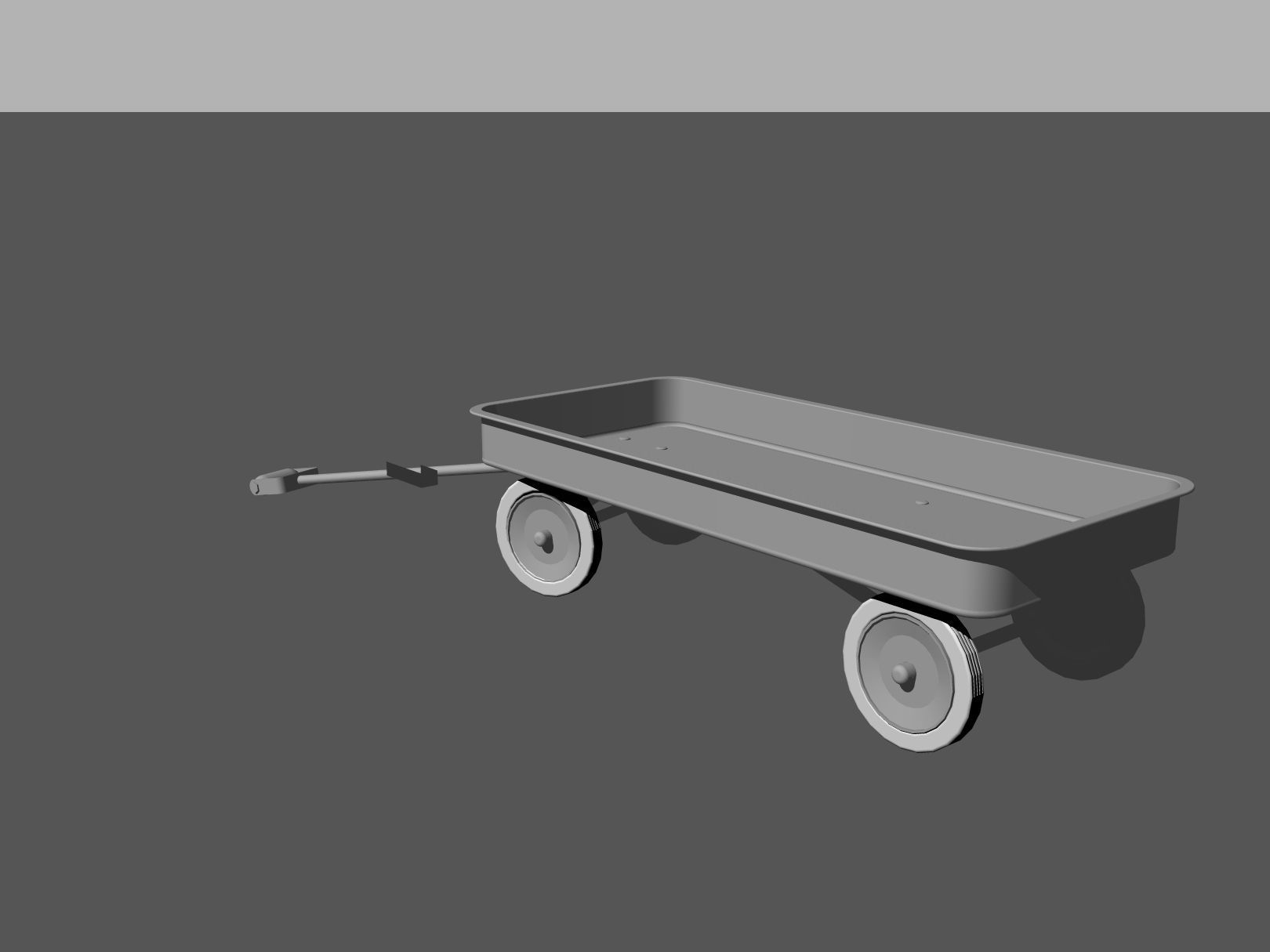 Simple Wagon free 3D model | CGTrader