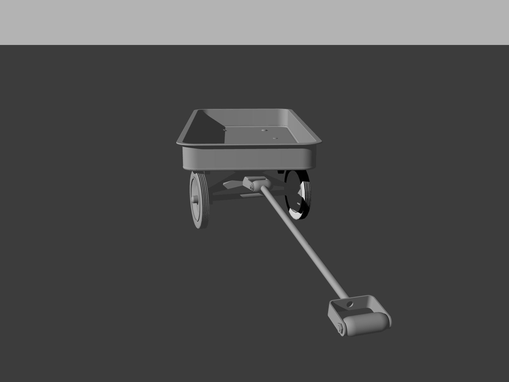 Simple Wagon free 3D model | CGTrader