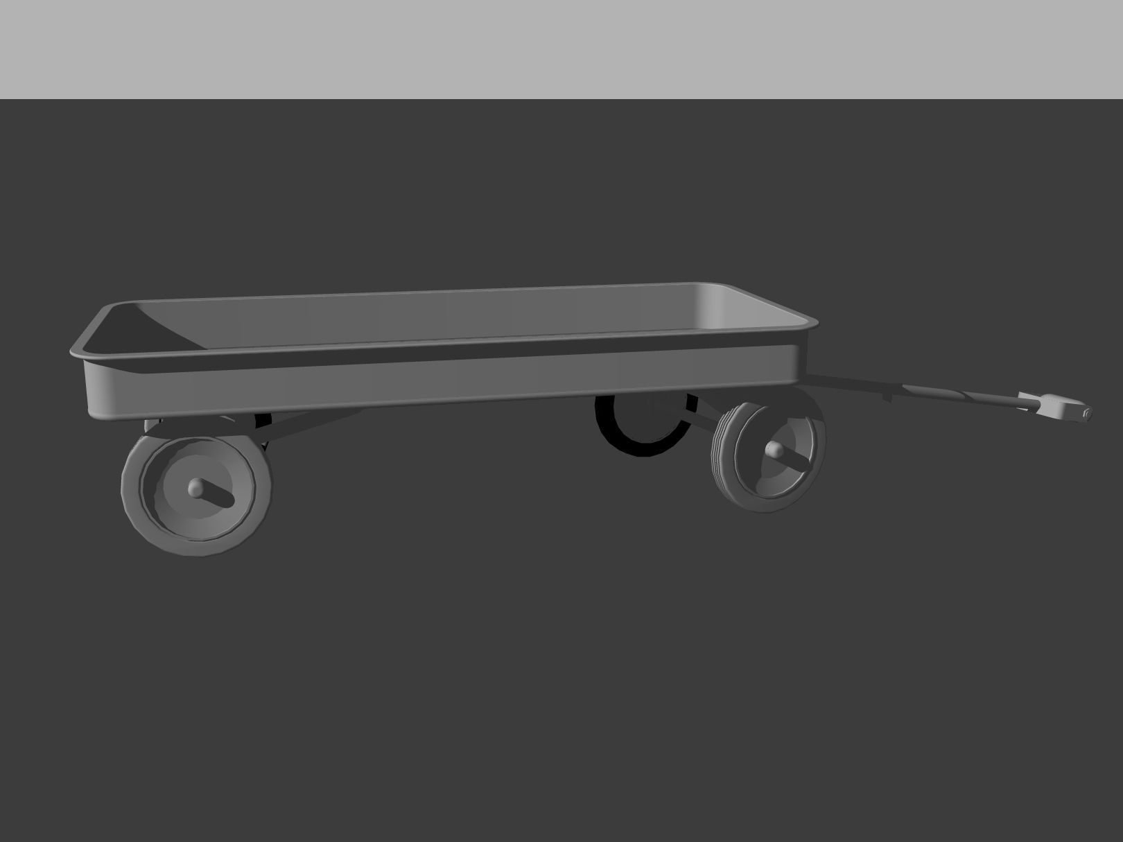 Simple Wagon free 3D model | CGTrader
