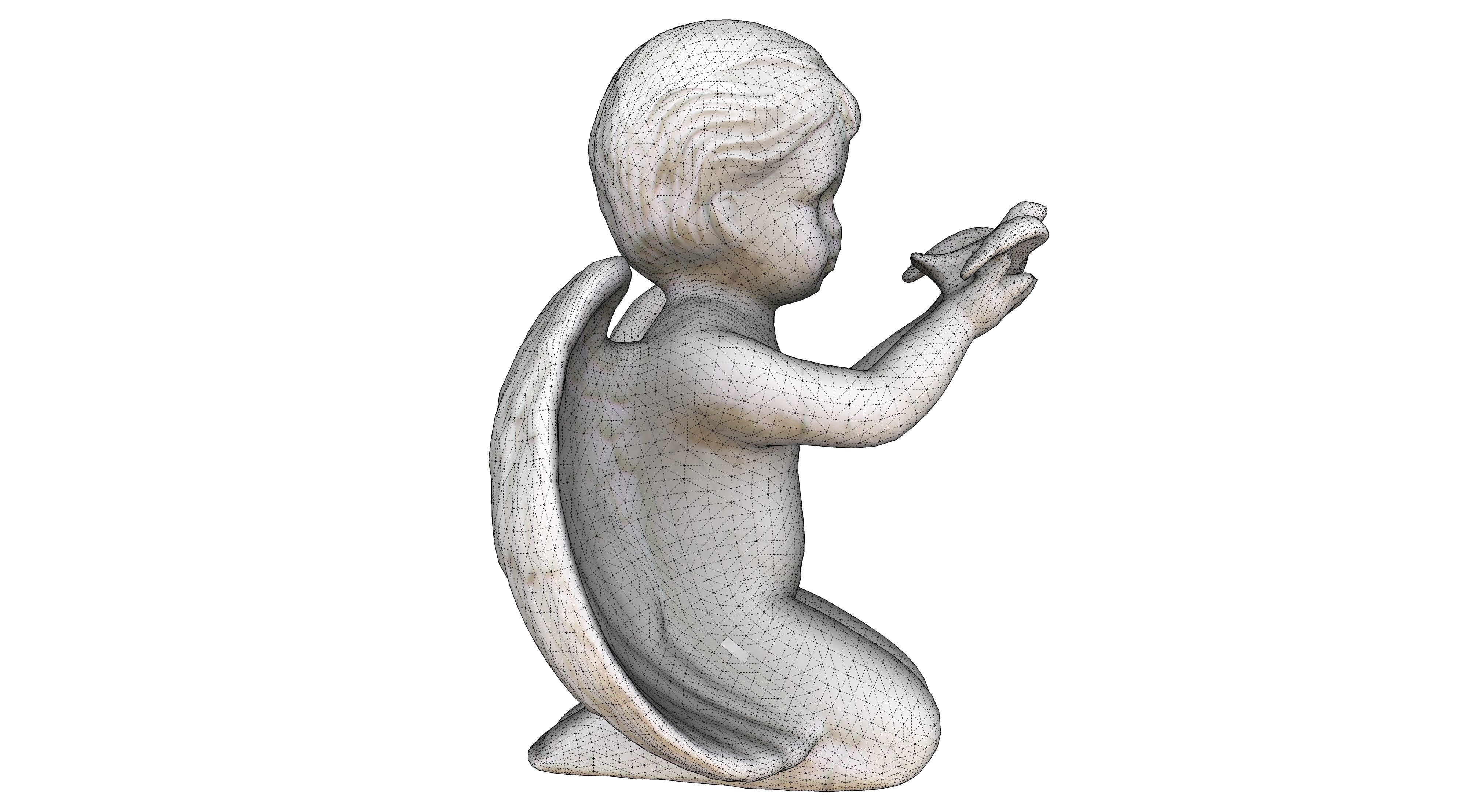 Baby Angel Statue 3D model | CGTrader