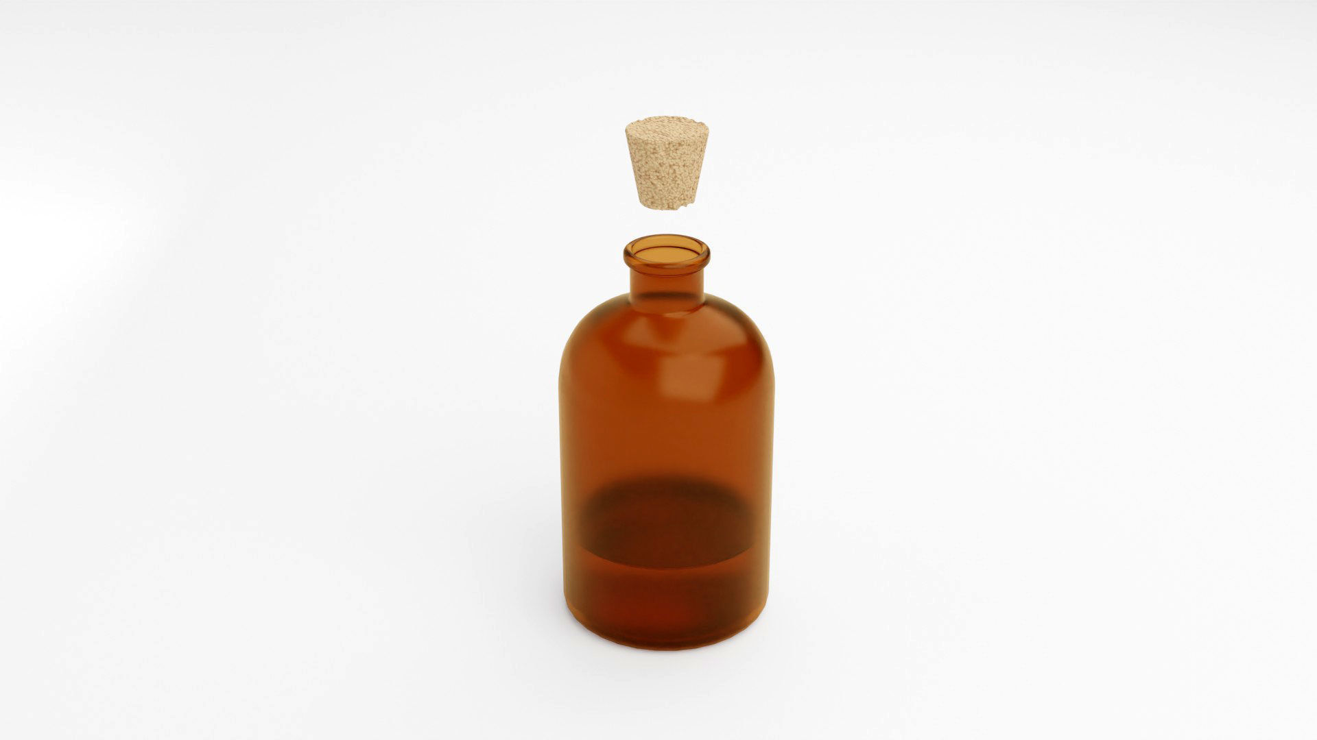 3D model Medical Lab Chemical Bottle Realistic low poly 3D model VR ...