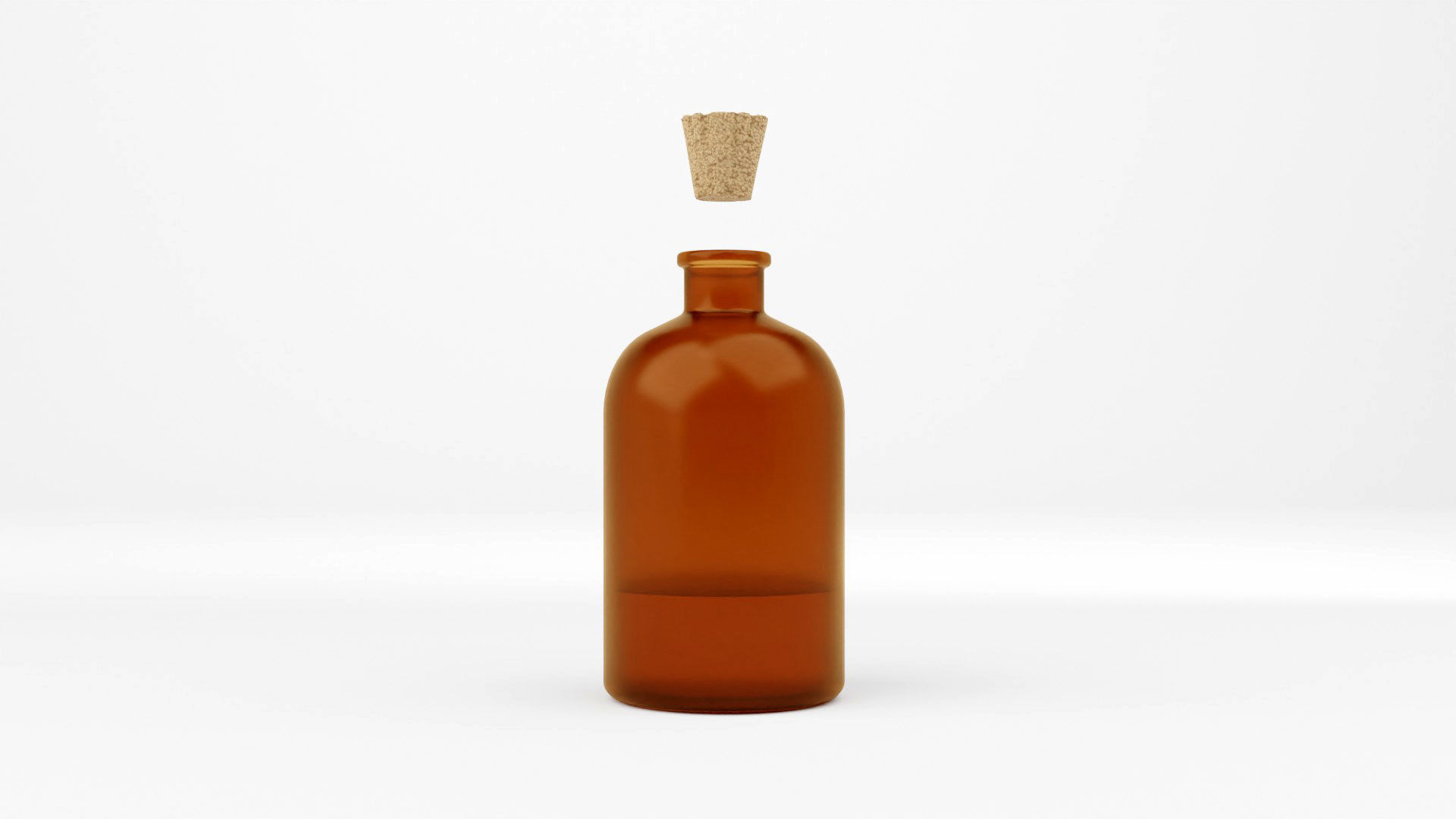 3D model Medical Lab Chemical Bottle Realistic low poly 3D model VR ...