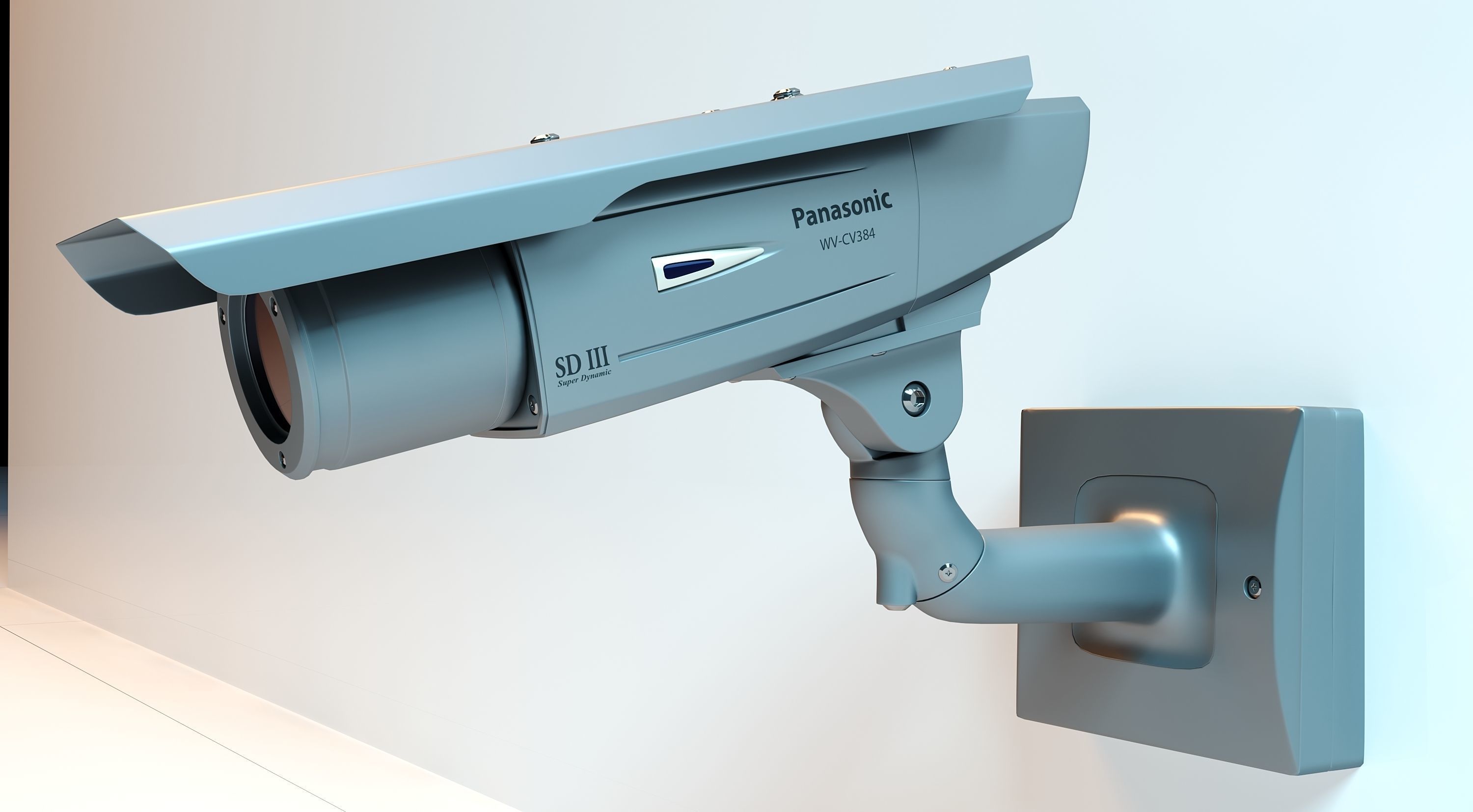 Surveillance Camera Panasonic CW380 3D model | CGTrader