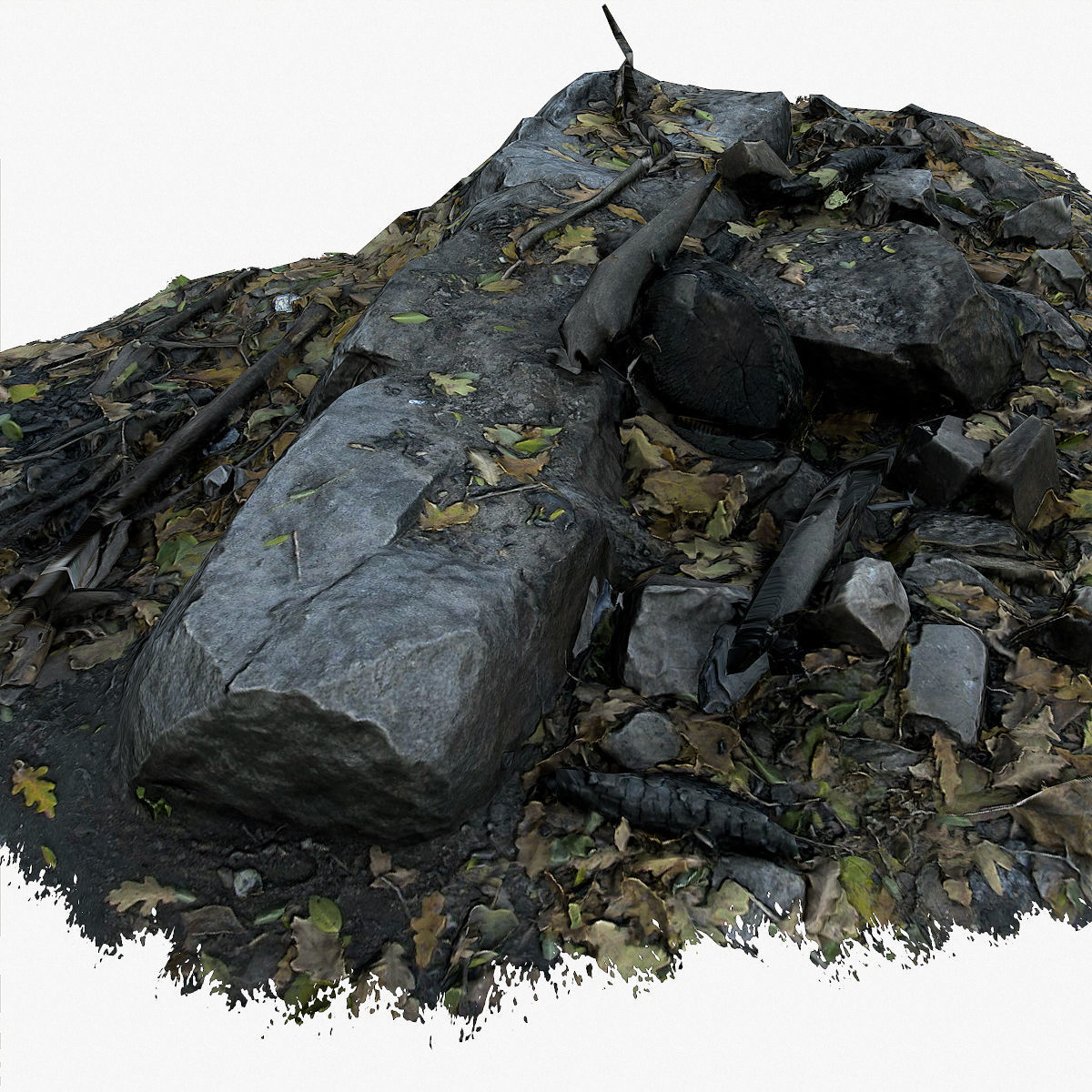 3D model Garbage Fireplace VR / AR / low-poly | CGTrader