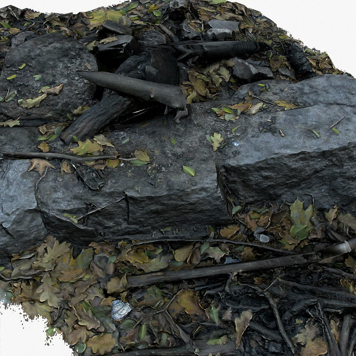 3D model Garbage Fireplace VR / AR / low-poly | CGTrader