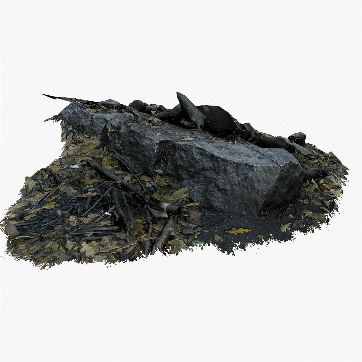 3D model Garbage Fireplace VR / AR / low-poly | CGTrader