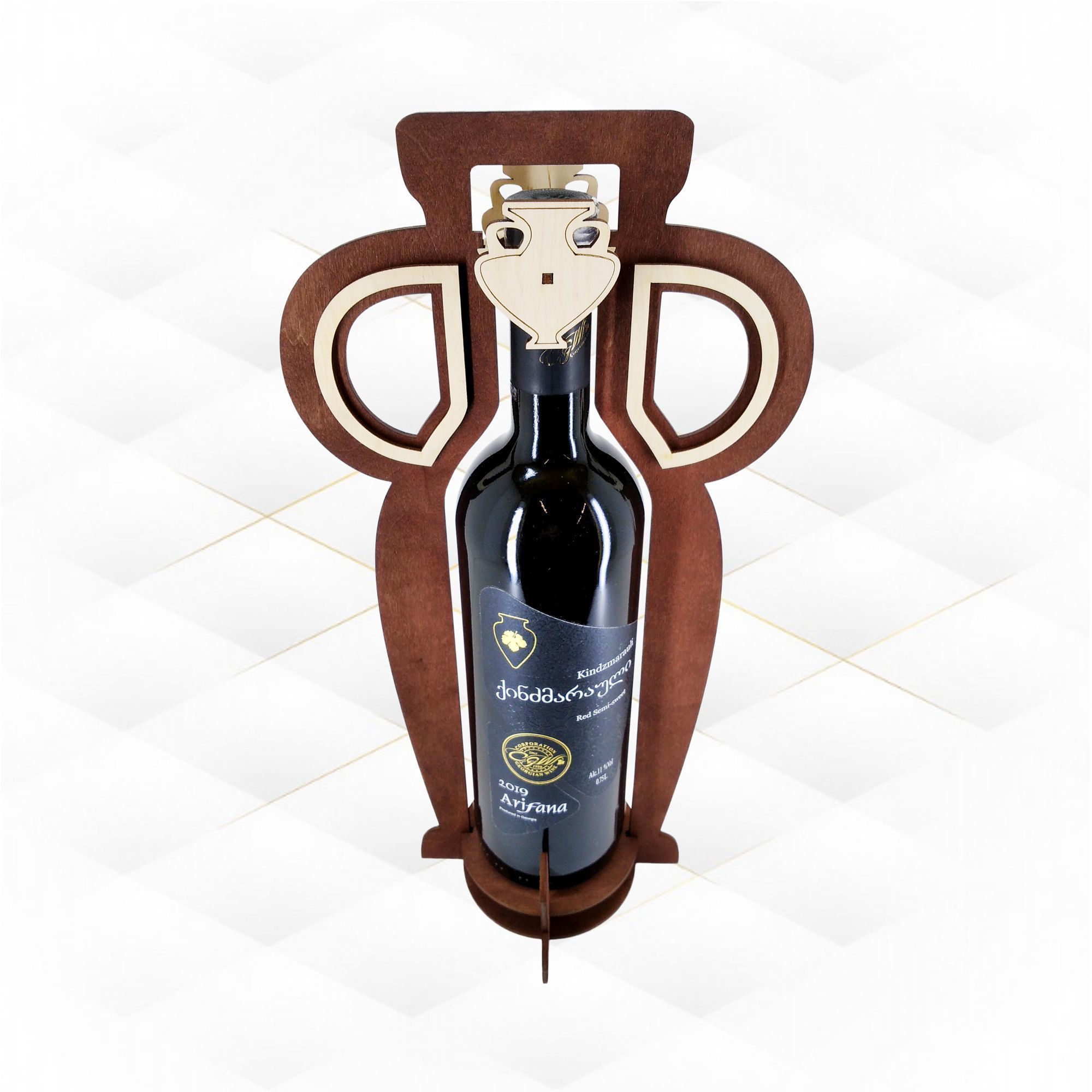 Wine box amfora svg dxf design laser cut 3D model 3D printable | CGTrader