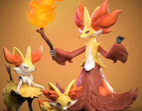 Fennekin 3D Print Models | CGTrader