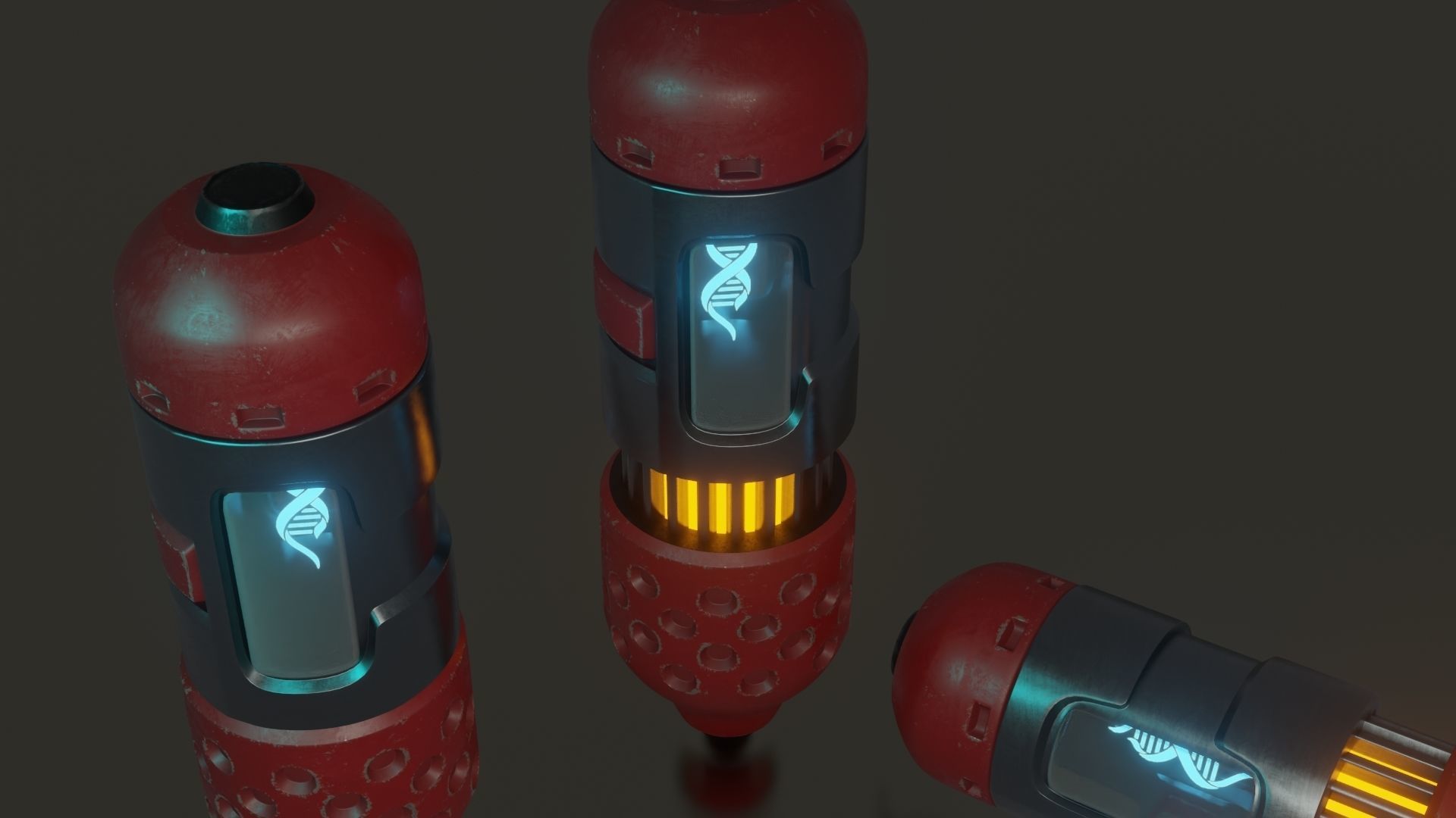 Sci fi nade 3D model | CGTrader