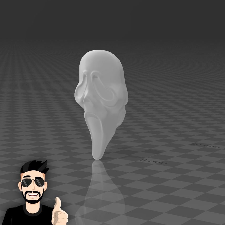 GHOSTFACE - SCREAM 3D model 3D printable | CGTrader