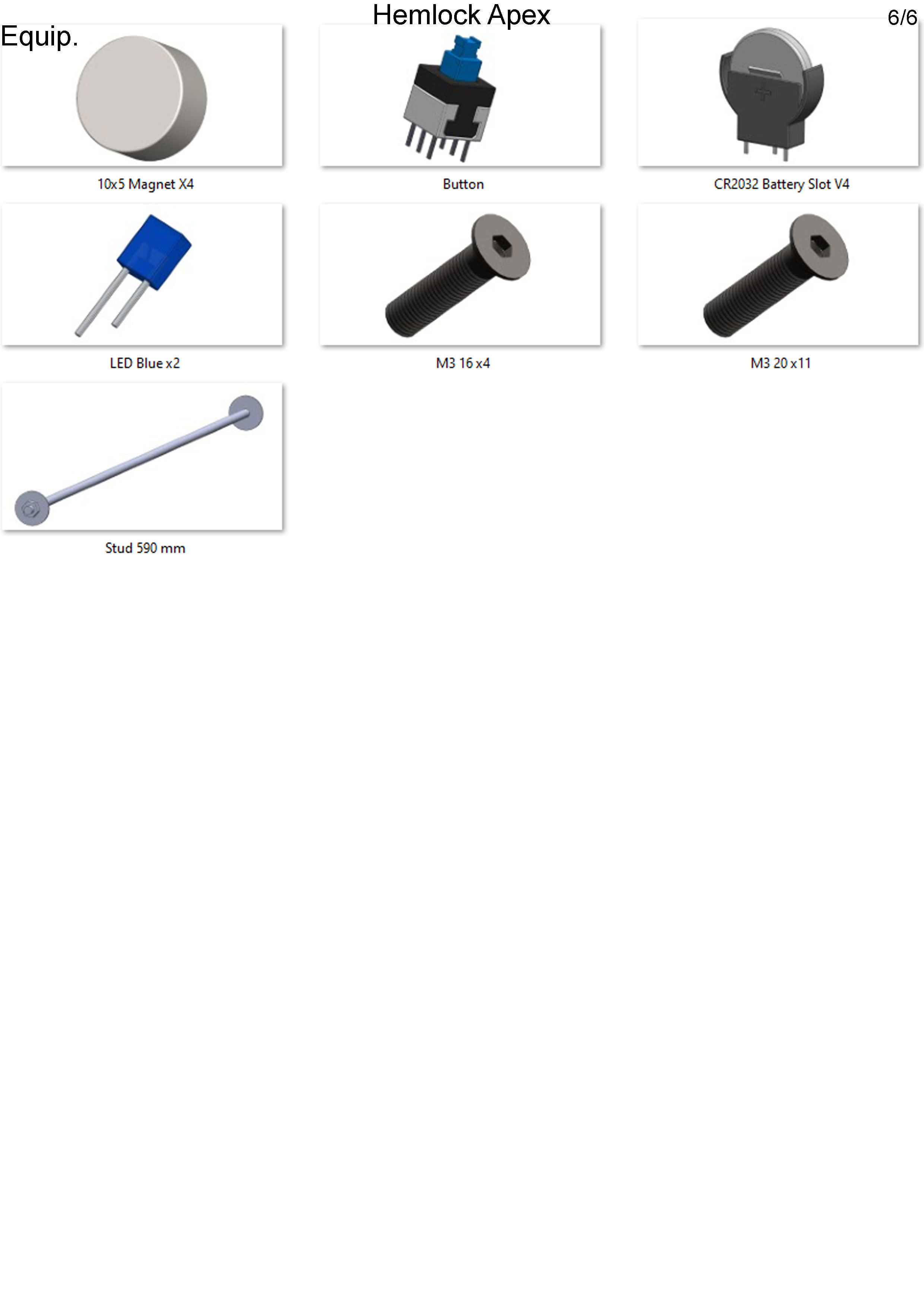 Hemlock Blaster - APEX - Commercial - Printable 3d model 3D model 3D ...