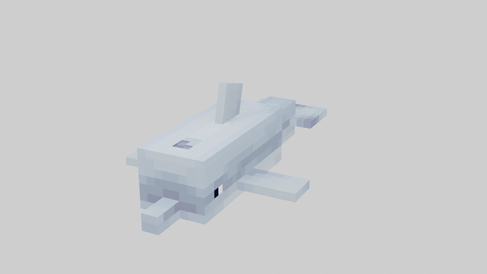 3D model Minecraft Dolphin VR / AR / low-poly | CGTrader