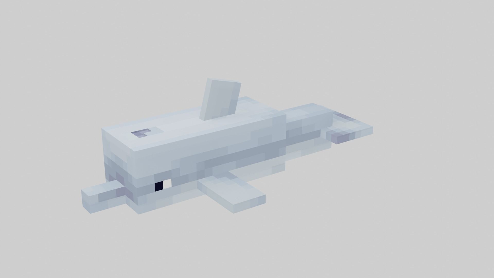 3D model Minecraft Dolphin VR / AR / low-poly | CGTrader