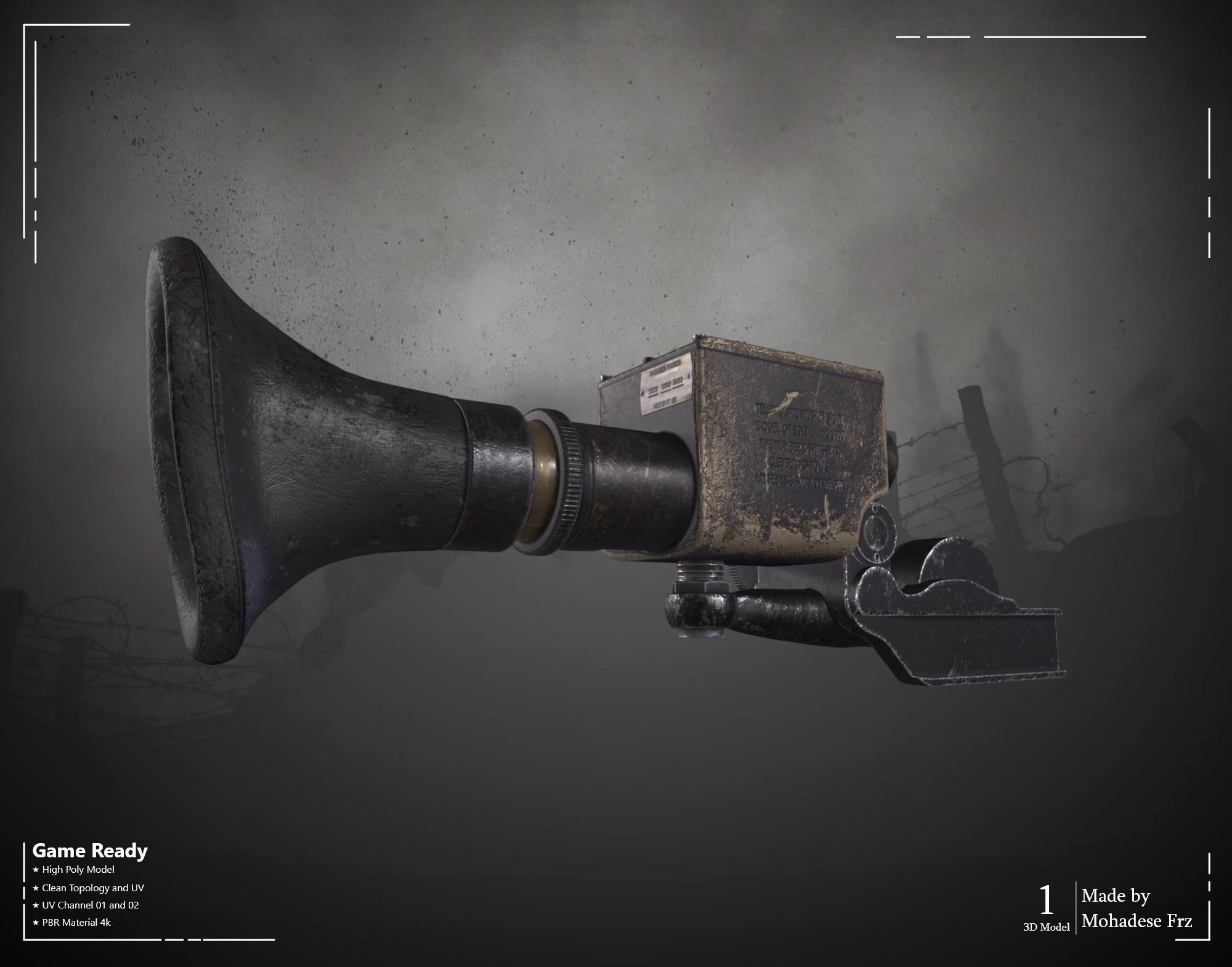 Military Scope WW2 VOL03 Game Ready 3D model | CGTrader