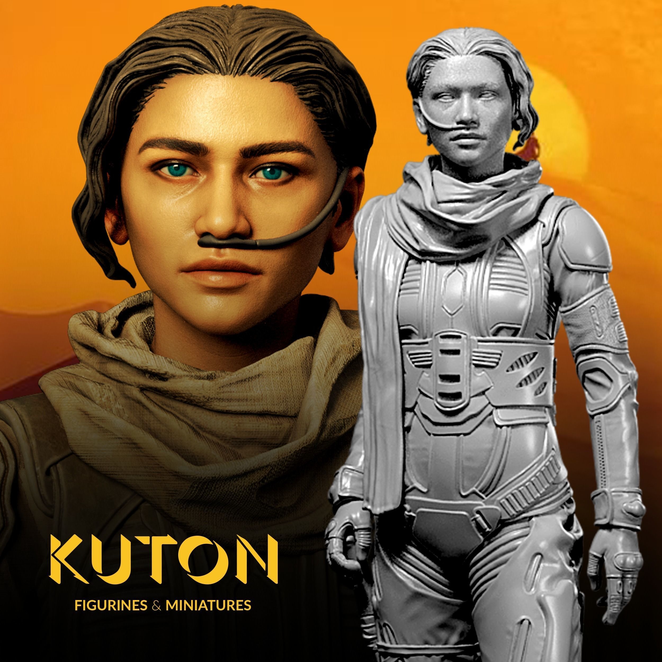 Chani - Dune 3D model 3D printable | CGTrader