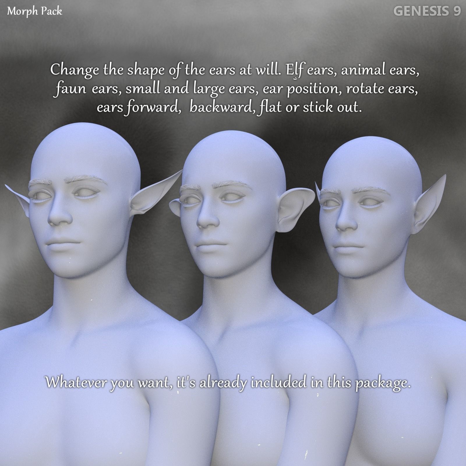 3D model Creation Kit for Genesis 9 VR / AR / low-poly | CGTrader